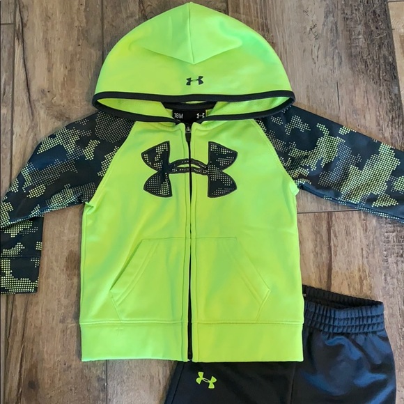 Under Armour | Matching Sets | Neon Green Under Armour Set | Poshmark
